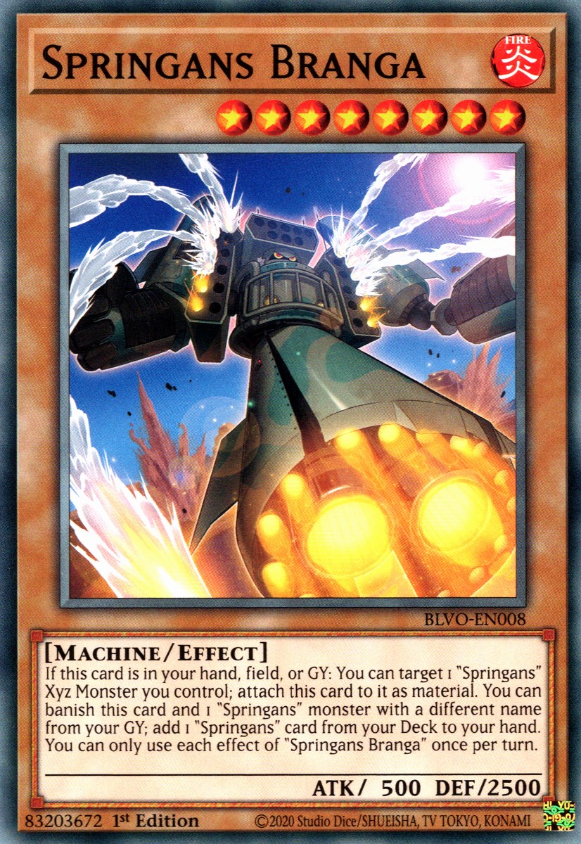 Springans Branga - Blazing Vortex - YuGiOh
