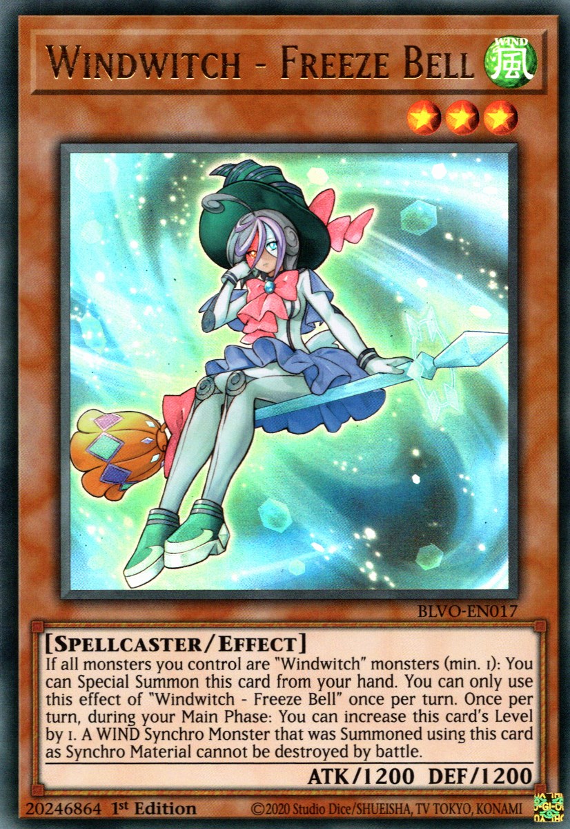 Windwitch - Freeze Bell - Blazing Vortex - YuGiOh