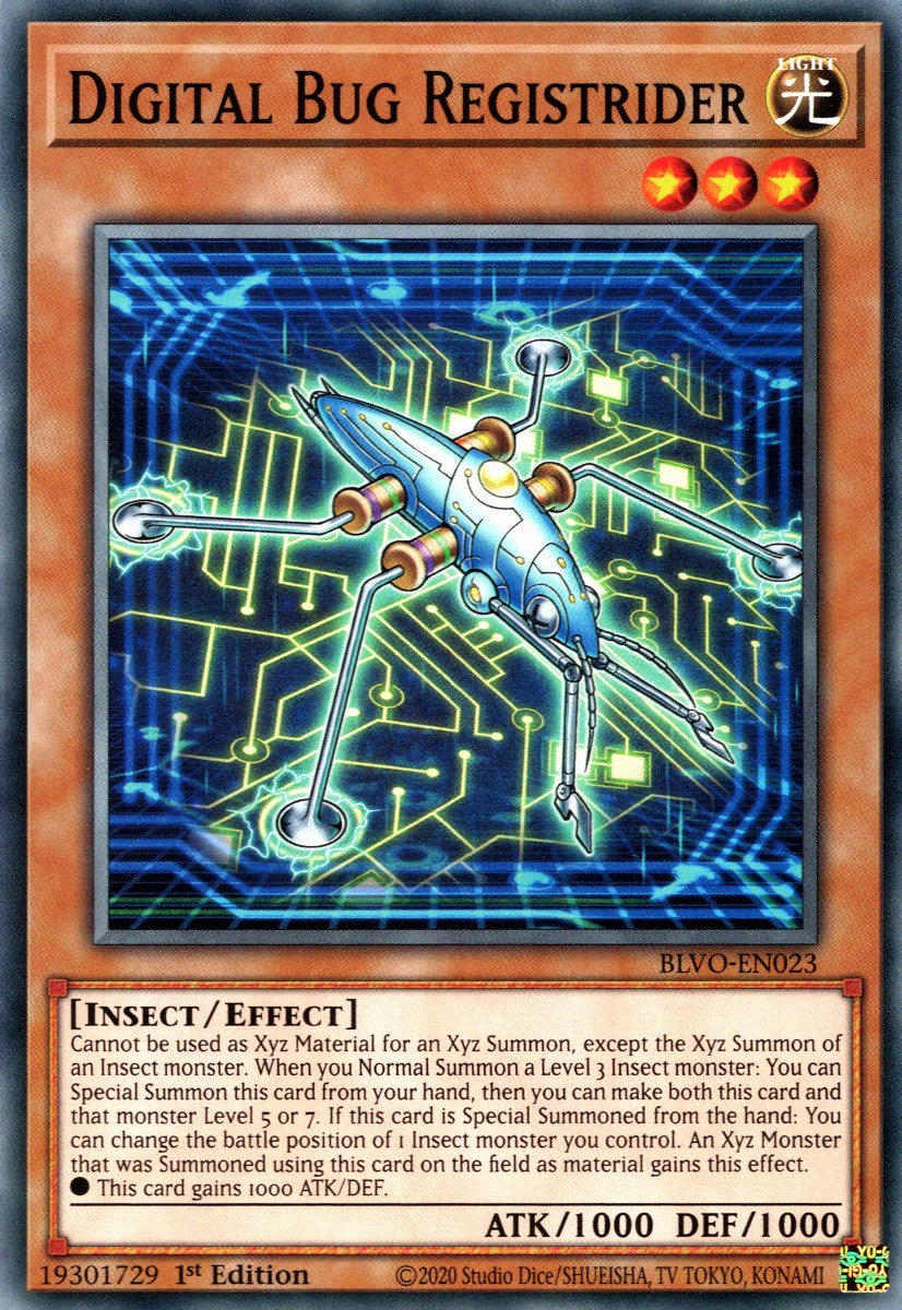 Digital Bug Registrider - Blazing Vortex - YuGiOh