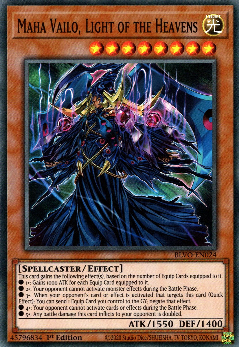 Maha Vailo, Light of the Heavens - Blazing Vortex - YuGiOh