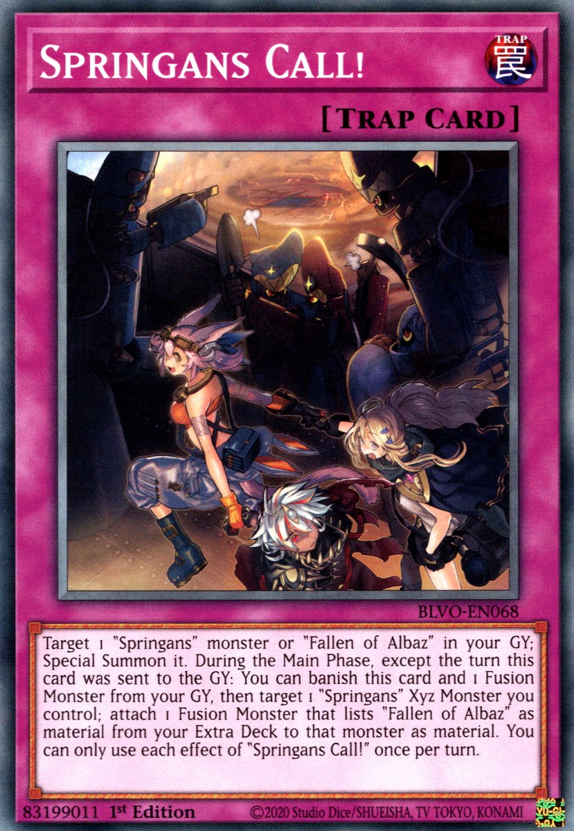 Springans Call! - Blazing Vortex - YuGiOh
