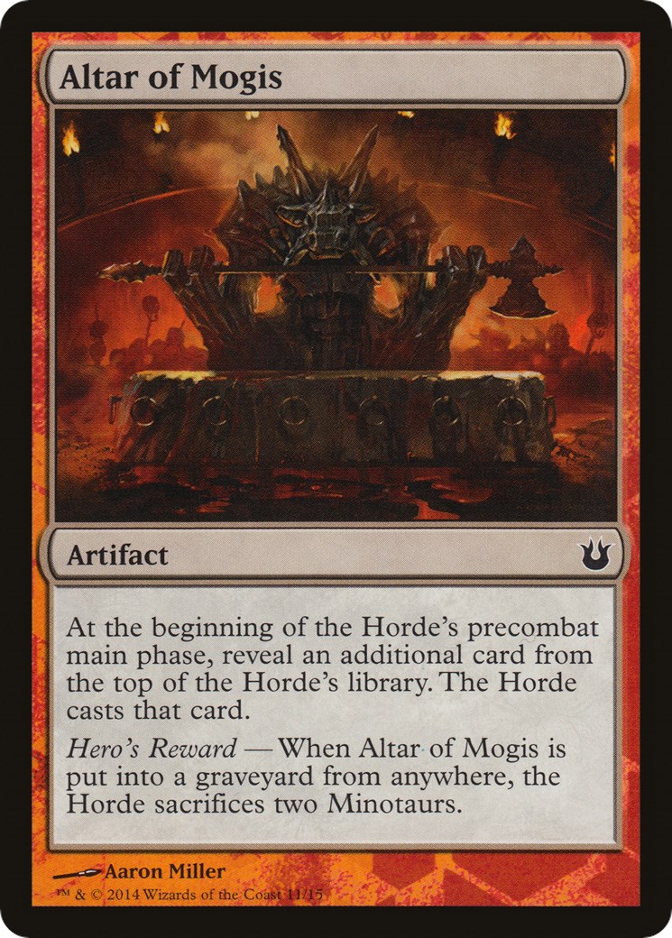Altar of Mogis - Hero's Path Promos - Magic: The Gathering