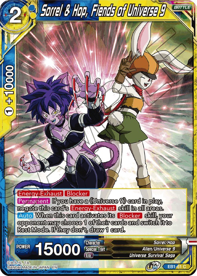 Sorrel & Hop, Fiends of Universe 9 - Battle Evolution Booster - Dragon ...