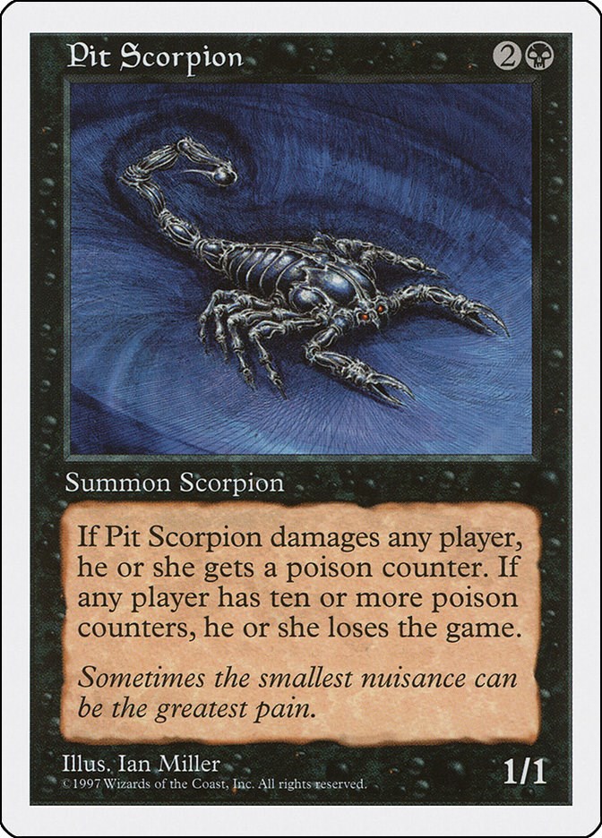 Pit Scorpion - Fifth Edition - Magic: The Gathering