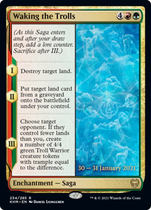 Waking the Trolls - Prerelease Cards - Magic: The Gathering