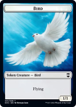 Bird // Spirit Double-sided Token - Commander: Kaldheim - Magic: The ...