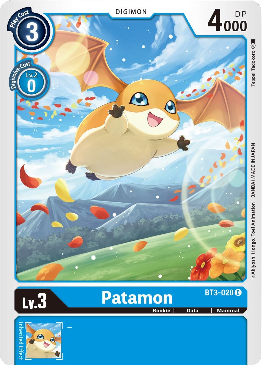 Patamon - BT3-020 - Release Special Booster - Digimon Card Game