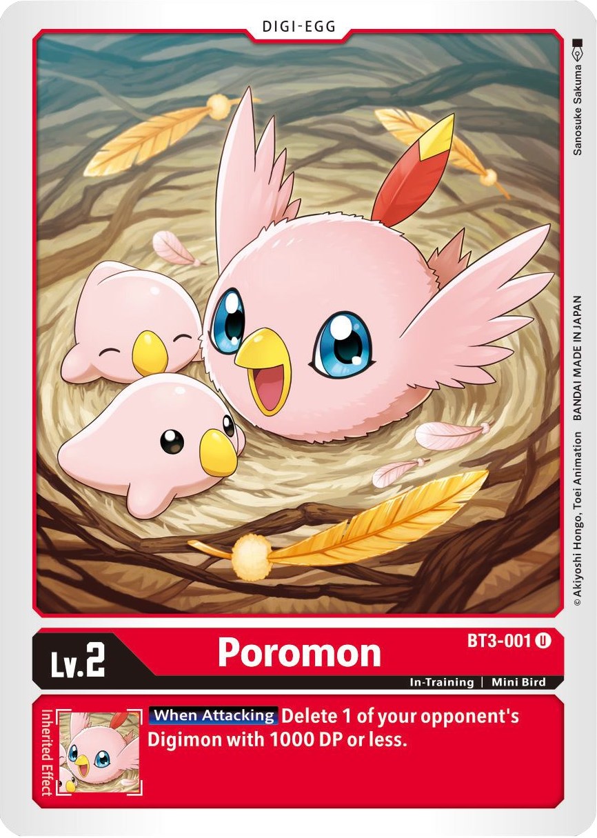 Poromon - Release Special Booster - Digimon Card Game