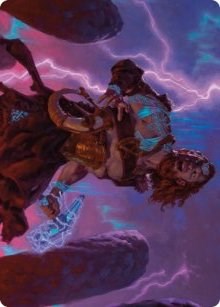 Toralf, God of Fury Art Card - Art Series: Kaldheim - Magic: The Gathering