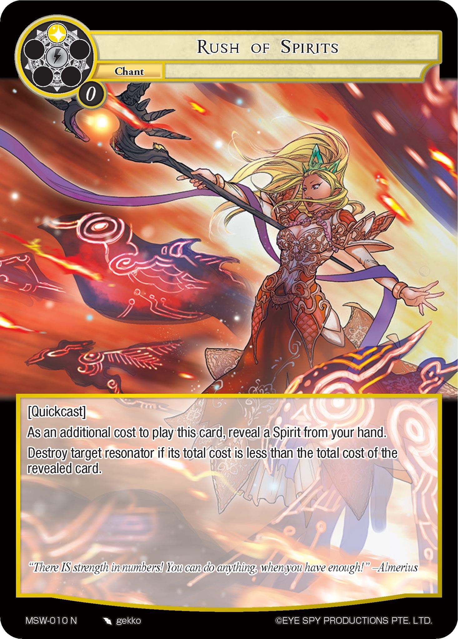 Rush of Spirits - The Magic Stone War - Zero - Force of Will