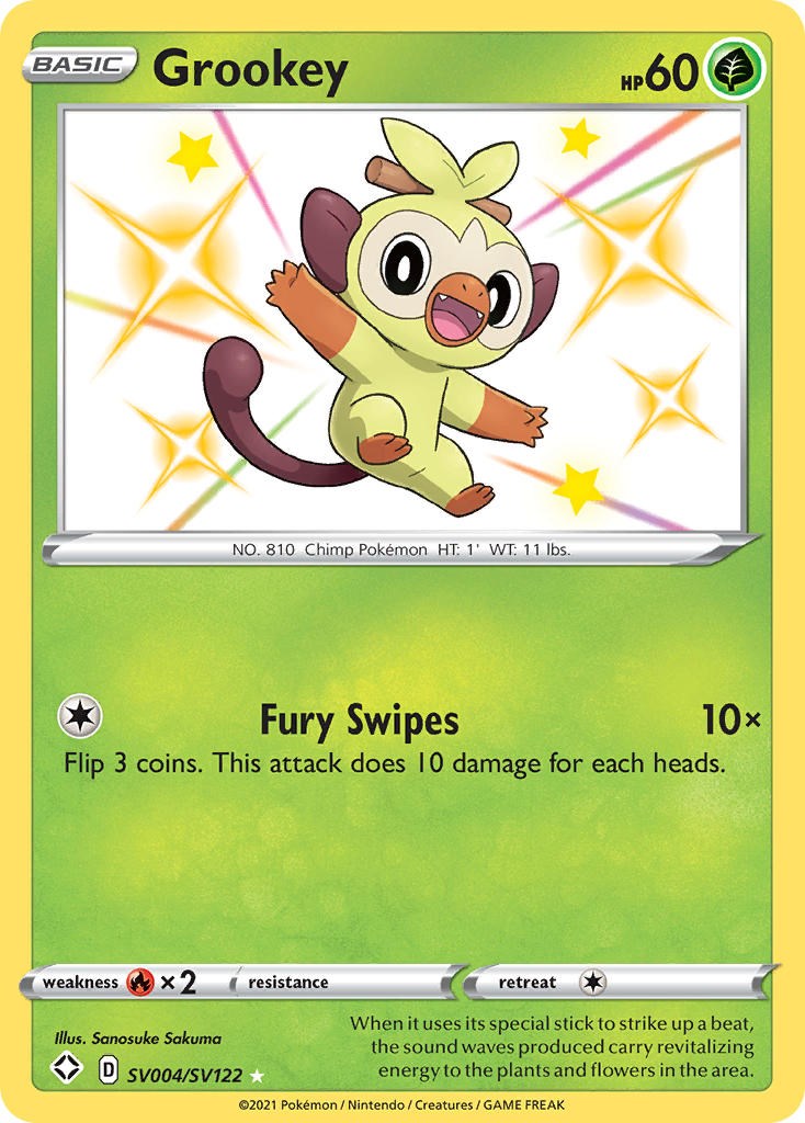 Grookey - Shining Fates: Shiny Vault - Pokemon