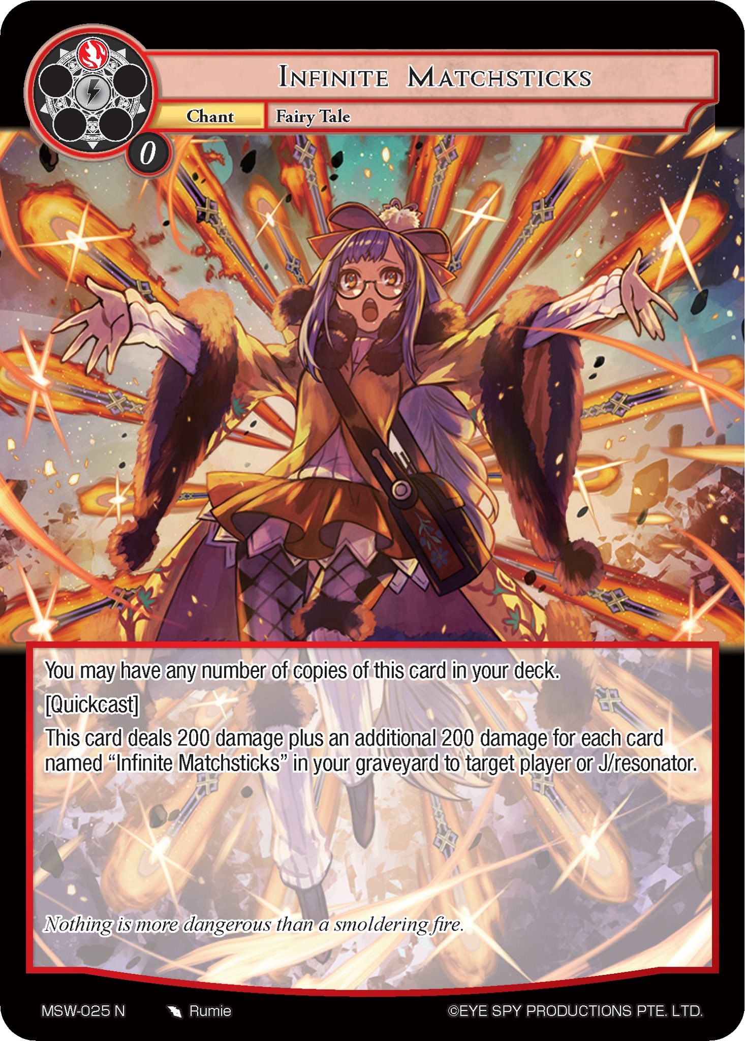 Infinite Matchsticks - The Magic Stone War - Zero - Force of Will