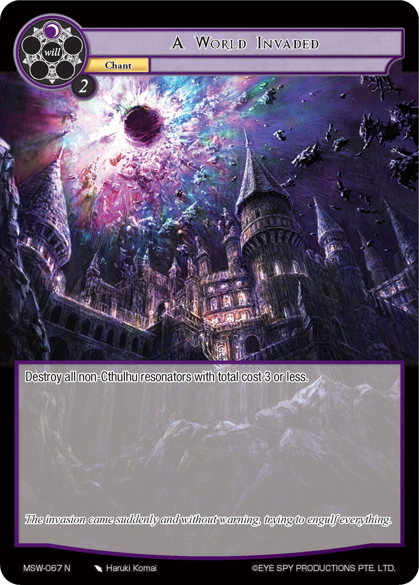 A World Invaded - The Magic Stone War - Zero - Force of Will