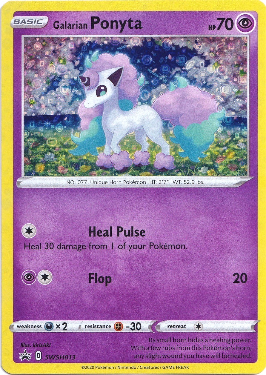 Galarian Ponyta - SWSH013 (General Mills Promo) - Miscellaneous Cards ...