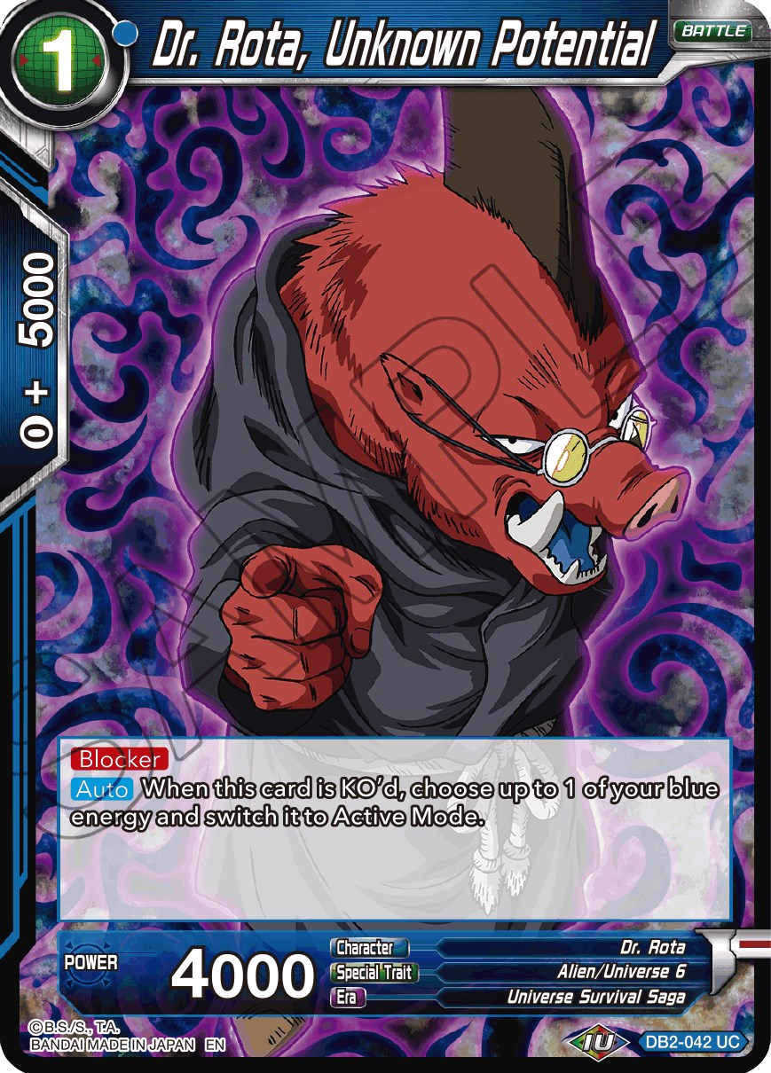 Dr. Rota, Unknown Potential (Reprint) - Battle Evolution Booster ...