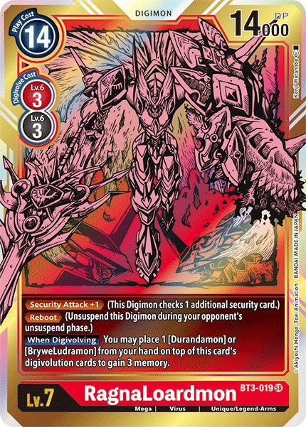 RagnaLoardmon (Alternate Art) - Release Special Booster - Digimon Card Game