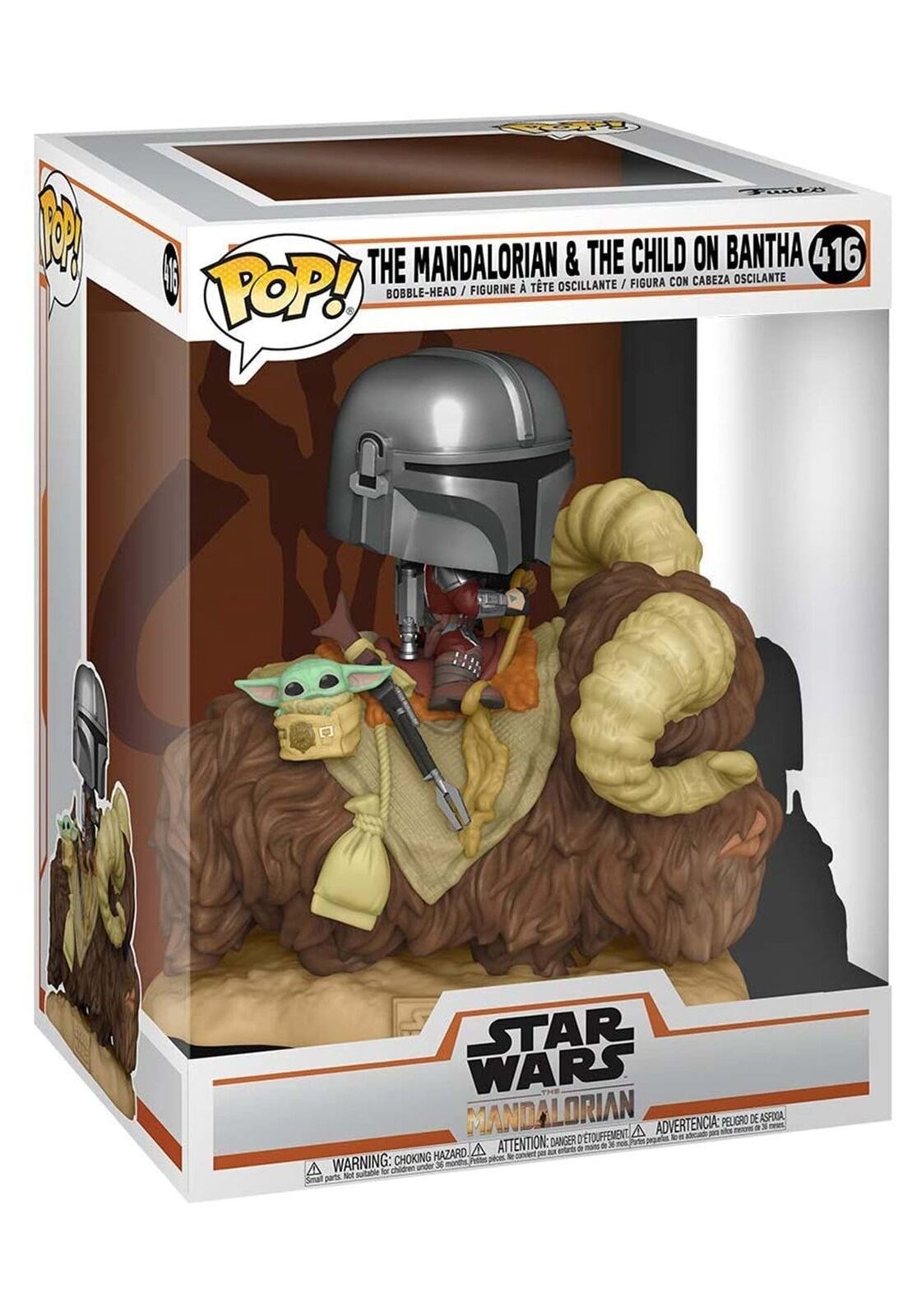 Mandalorian: The Mandalorian & The Child on Bantha - Pop! Vinyl - Funko
