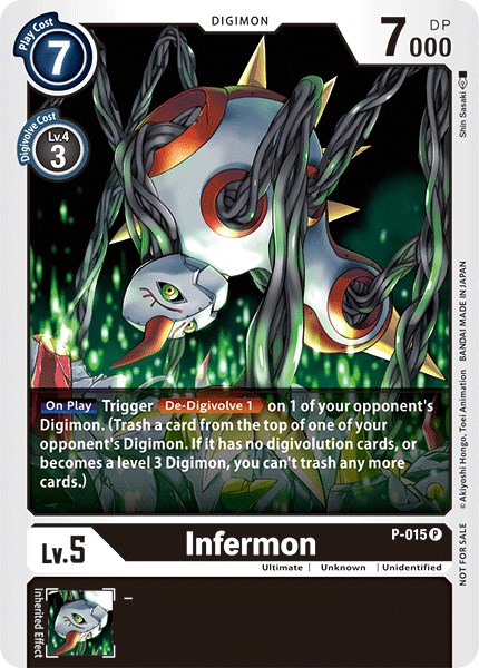 Infermon - P-015 - Digimon Promotion Cards - Digimon Card Game