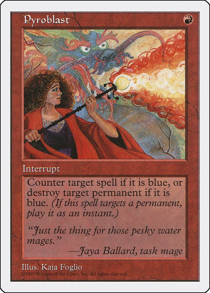 Pyroblast - Fifth Edition - Magic: The Gathering