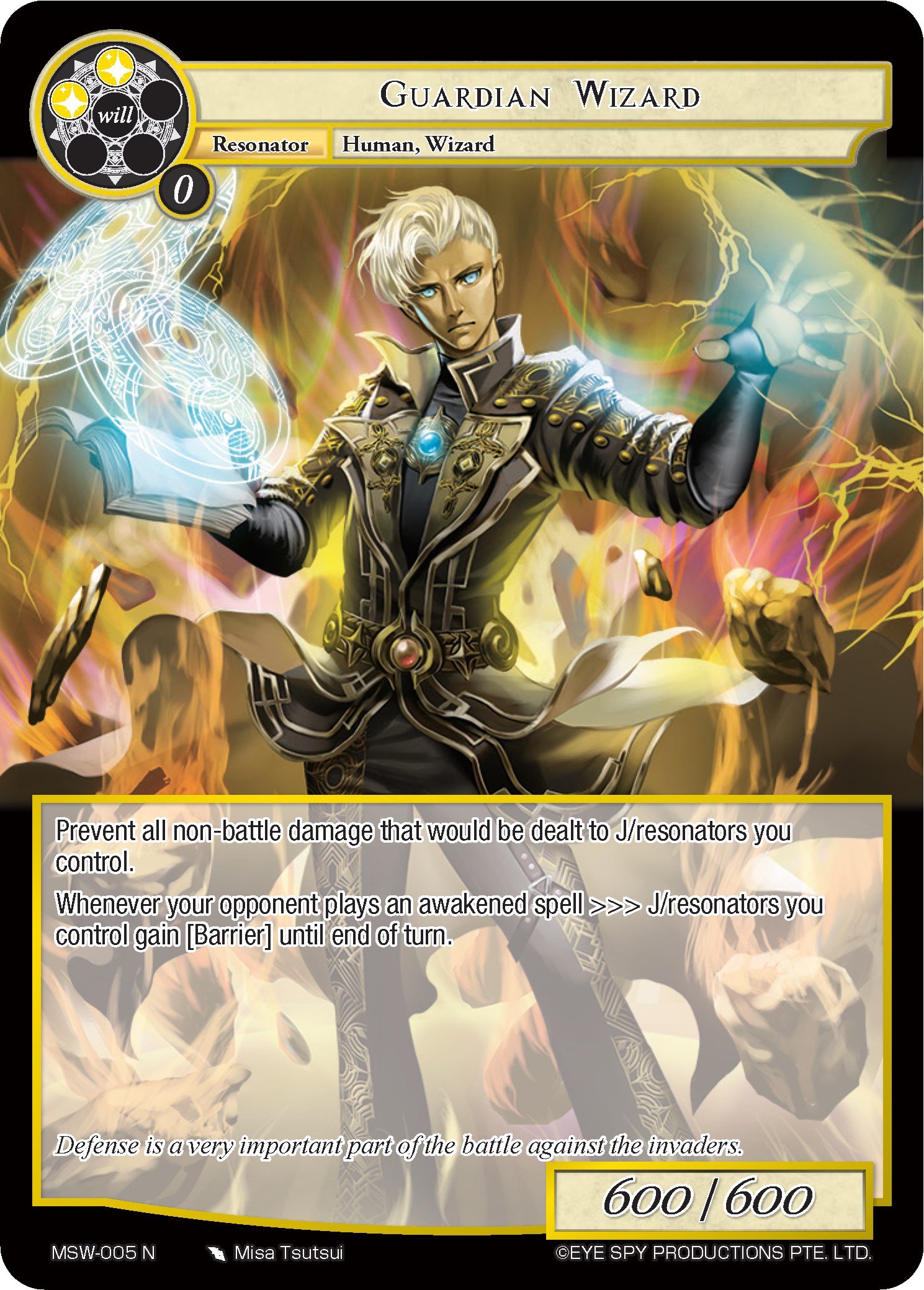 Guardian Wizard - The Magic Stone War - Zero - Force of Will