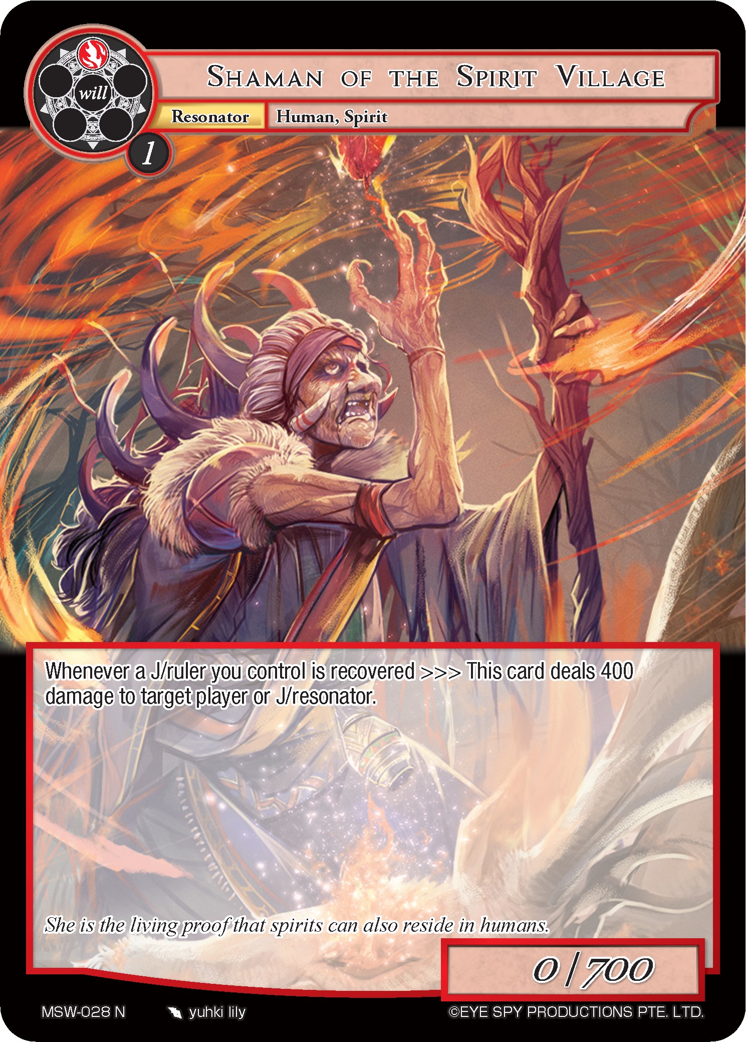 Shaman of the Spirit Village - The Magic Stone War - Zero - Force of Will