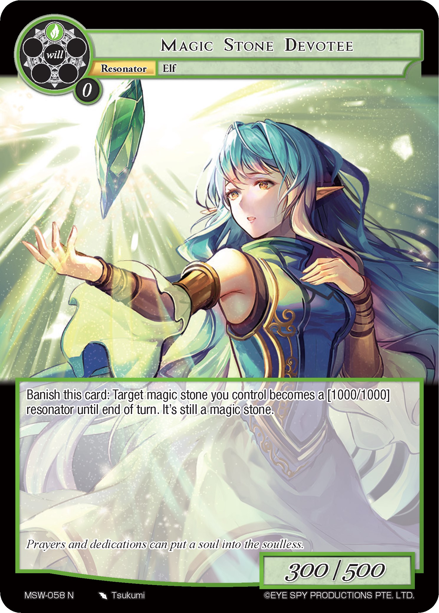 Magic Stone Devotee - The Magic Stone War - Zero - Force of Will