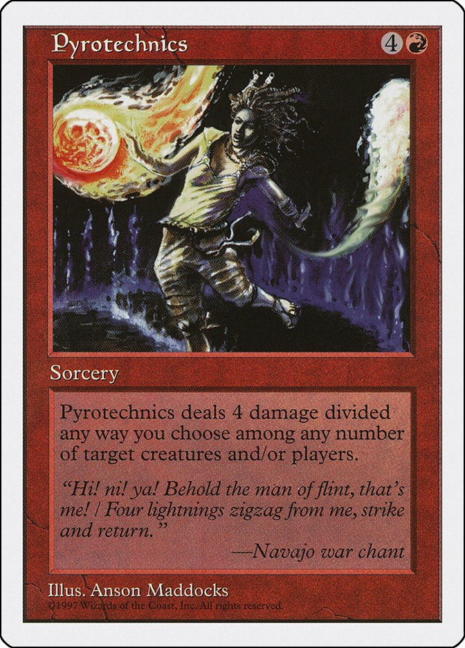 Pyrotechnics - Fifth Edition - Magic: The Gathering