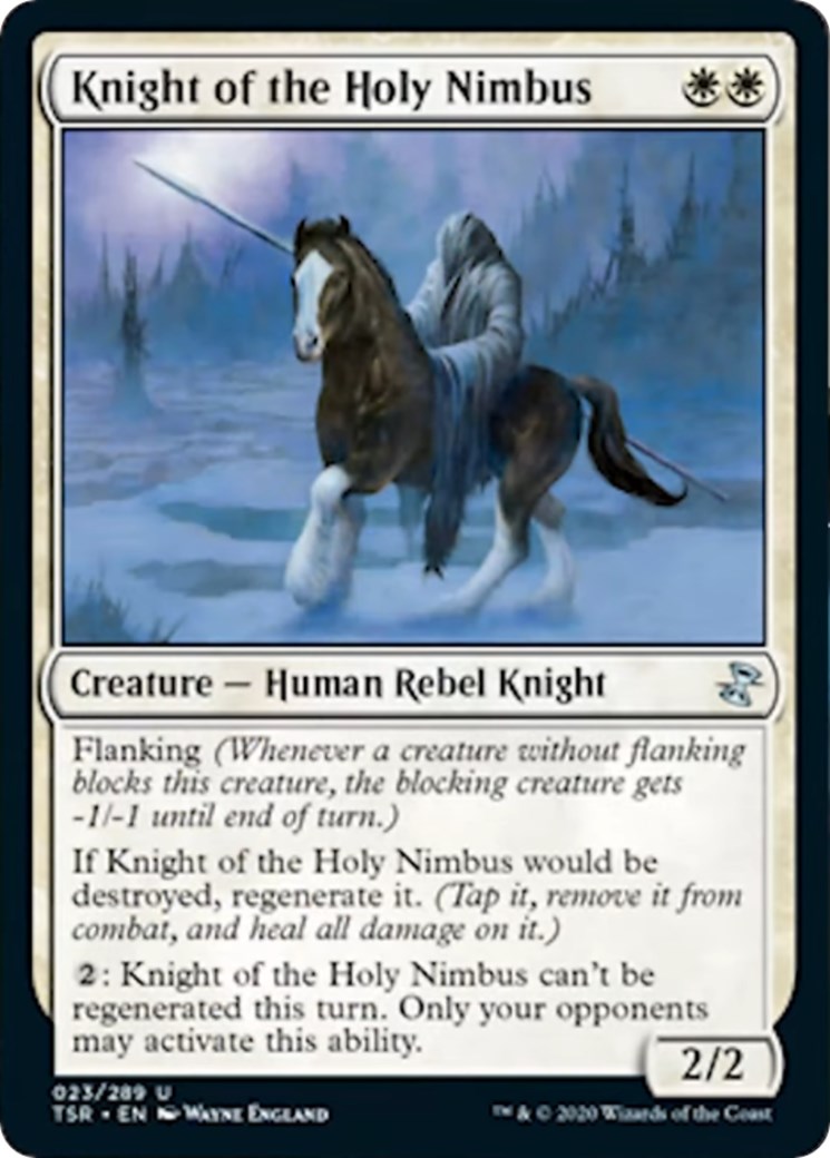 Knight of the Holy Nimbus - Time Spiral: Remastered - Magic: The Gathering