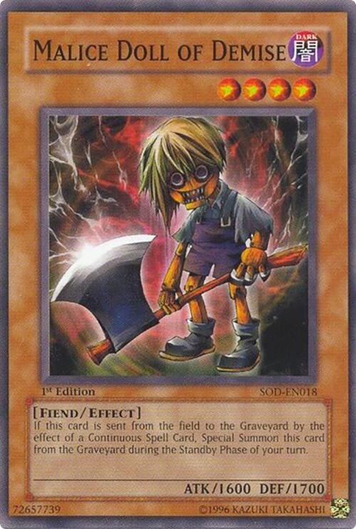Malice Doll of Demise - Soul of the Duelist - YuGiOh