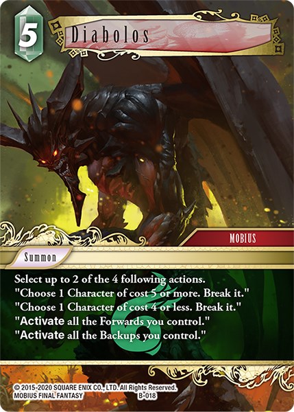 Diabolos - Boss Deck: Chaos - Final Fantasy TCG