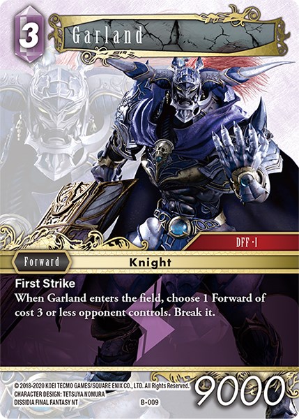 Garland (B-009) - Boss Deck: Chaos - Final Fantasy TCG