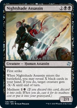Nightshade Assassin - Time Spiral: Remastered - Magic: The Gathering