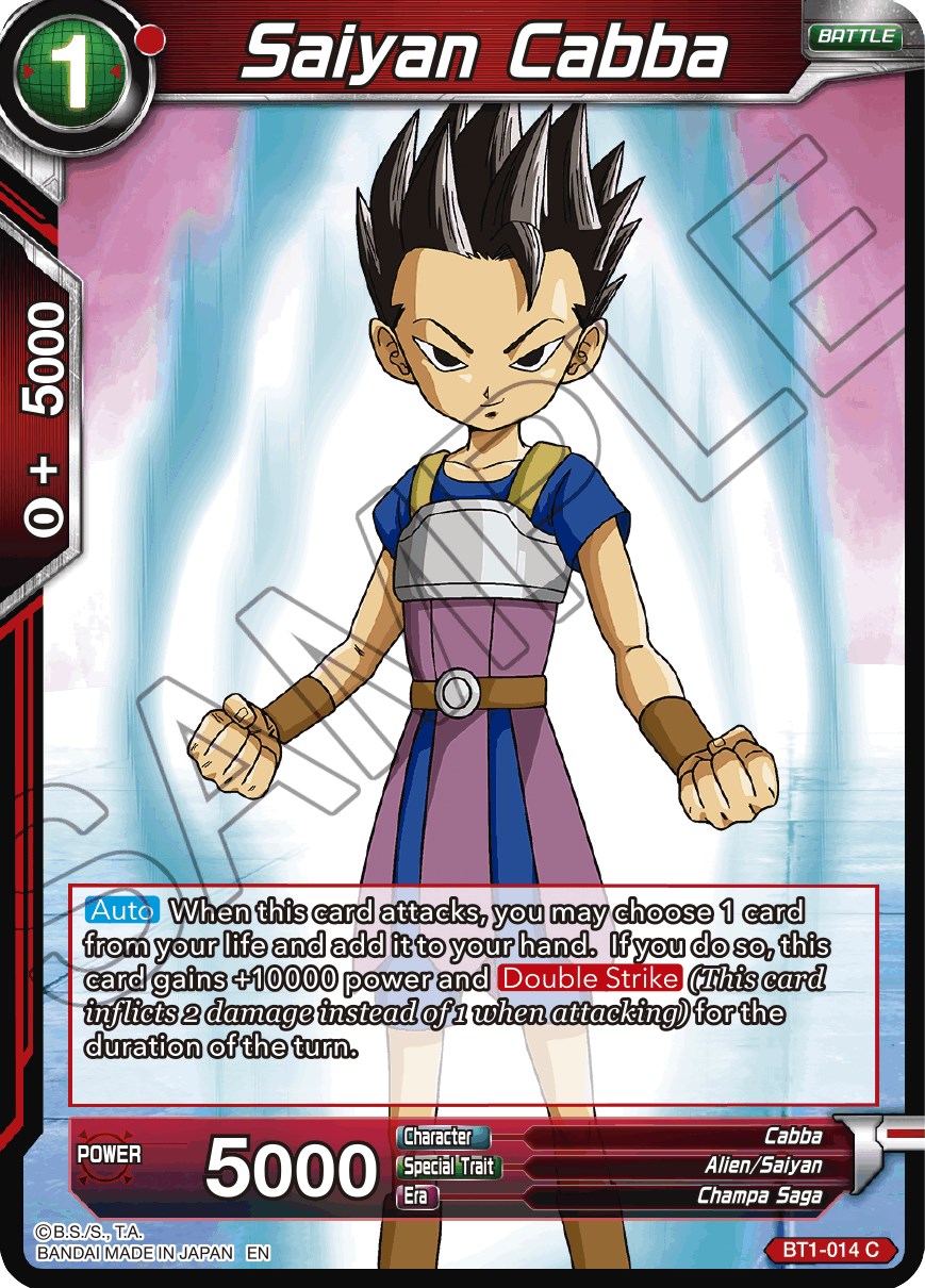 Saiyan Cabba (Reprint) - Battle Evolution Booster - Dragon Ball Super CCG