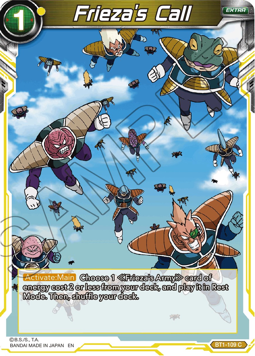 Frieza's Call (Reprint) - Battle Evolution Booster - Dragon Ball Super ...