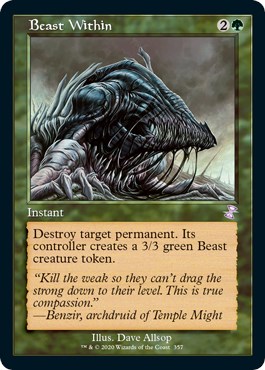 Beast Within - Time Spiral: Remastered - Magic: The Gathering