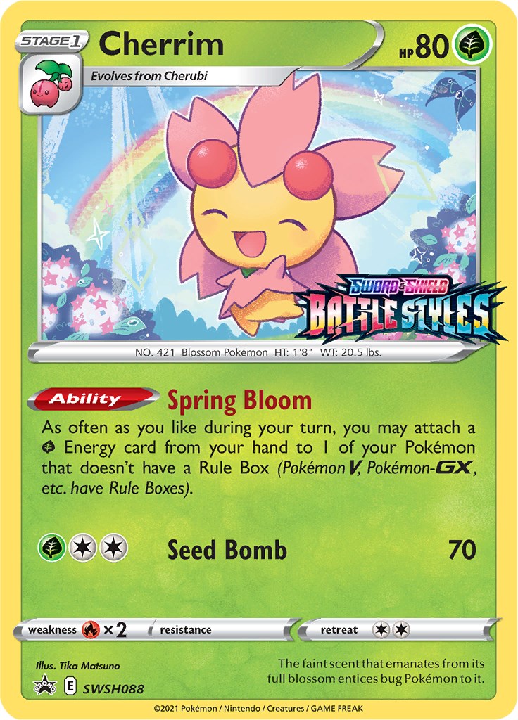 Cherrim - SWSH088 (Prerelease) - SWSH: Sword & Shield Promo Cards - Pokemon