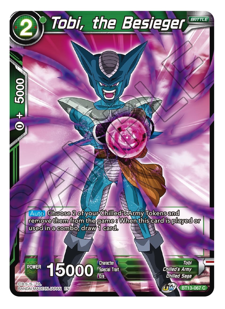 Tobi, the Besieger - Supreme Rivalry - Dragon Ball Super: Masters