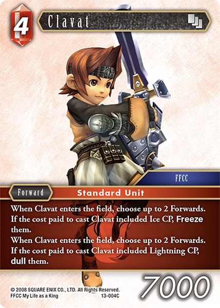 Clavat - 13-004C - Opus XIII: Crystal Radiance - Final Fantasy TCG