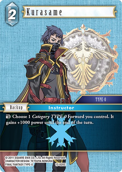 Kurasame - Opus XIII: Crystal Radiance - Final Fantasy TCG