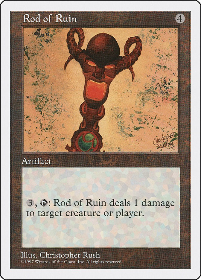 Rod of Ruin - Fifth Edition - Magic: The Gathering
