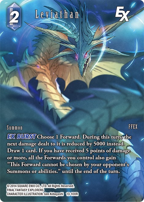 Leviathan EX (Full Art) - Opus XIII: Crystal Radiance - Final Fantasy TCG