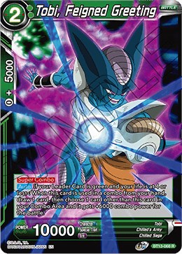 Tobi, Feigned Greeting - Supreme Rivalry - Dragon Ball Super: Masters