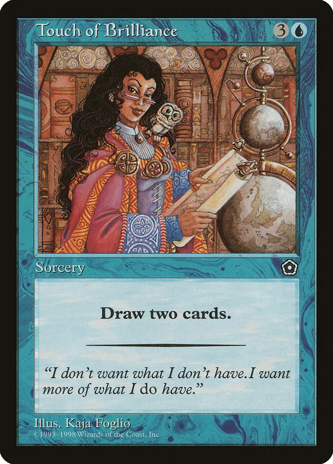 Touch of Brilliance - Portal Second Age - Magic: The Gathering