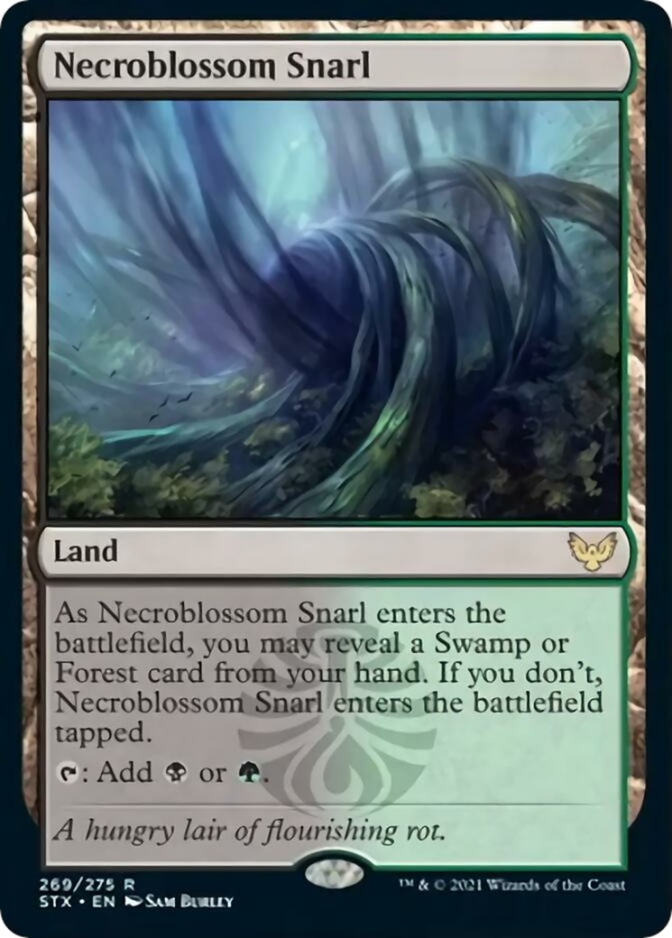 Necroblossom Snarl - Strixhaven: School of Mages - Magic: The Gathering