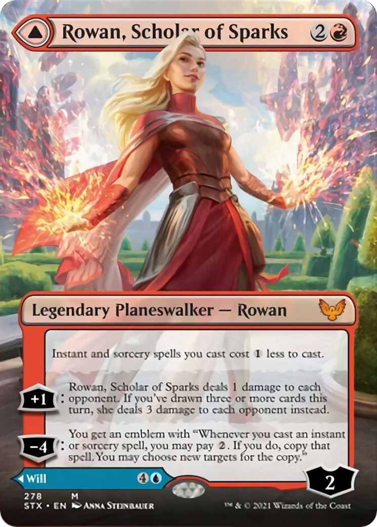Rowan, Scholar of Sparks (Borderless) - Strixhaven: School of Mages ...