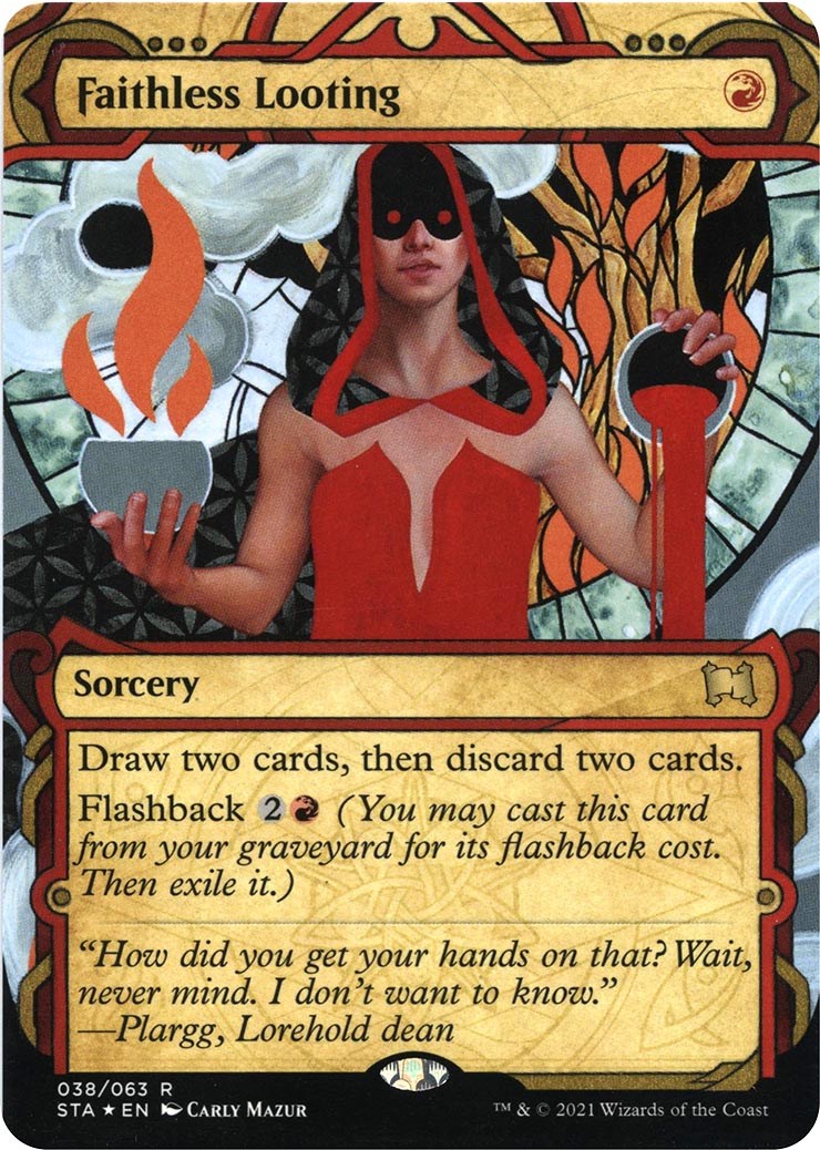 Faithless Looting (Foil Etched) - Strixhaven: Mystical Archives - Magic ...