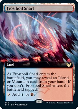 Frostboil Snarl (Extended Art) - Strixhaven: School of Mages - Magic ...