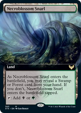 Necroblossom Snarl (Extended Art) - Strixhaven: School of Mages - Magic ...