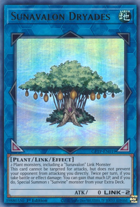 Sunavalon Dryades - Ghosts From the Past - YuGiOh