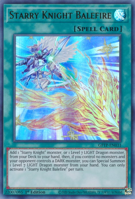 Starry Knight Balefire - Ghosts From the Past - YuGiOh